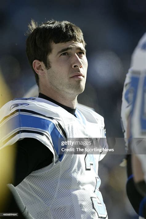 Joey Harrington Of The Detroit Lions In Action During A Game Against
