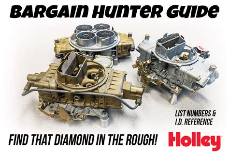 Holley Carburetor Identification