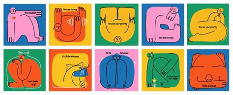 Vetores De Saúde Mental Conceito De Psicologia Amor Próprio Cuidado Com A Mente Ajuda Aceitação