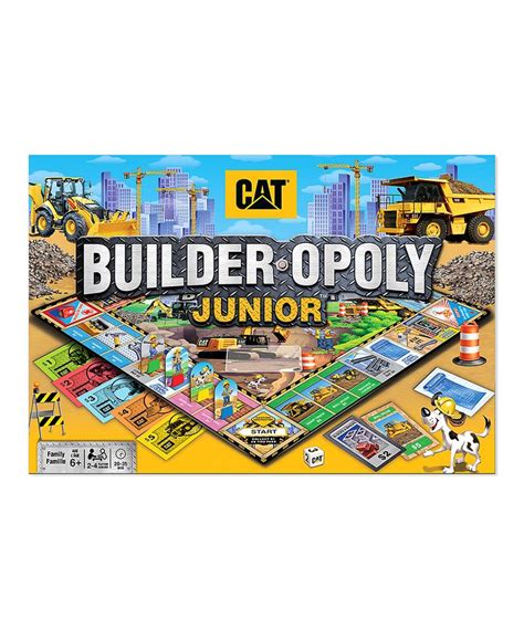 The Cat Builder Opoly Junior Board Game Is In Its Box And It S Ready To Be Played