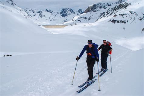 Silvretta Ski Traverse Ski Touring Along The Austrian Swiss Border
