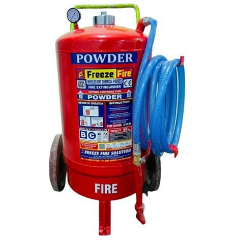 50 Kg Trolley Mounted Fire Fighting Extinguishers Latest Price