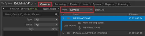 Videoxpert How To Rename Cameras Streams And Data Sources
