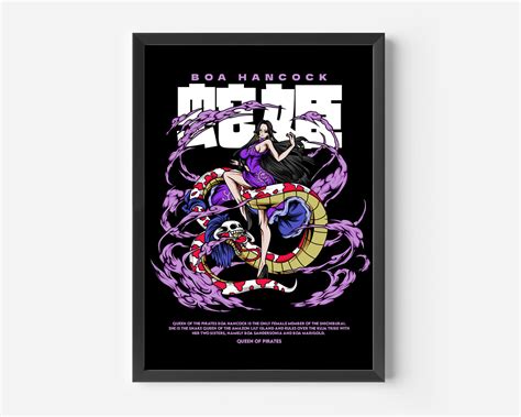 Boa Hancock One Piece Poster Dank N Drip