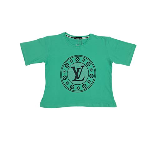 قیمت و خرید کراپ‌تاپ آستین کوتاه زنانه مدل سوپر پنبه طرح نگینی