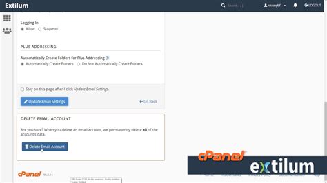 Manage Email Account Cpanel Extilum Knowledgebase