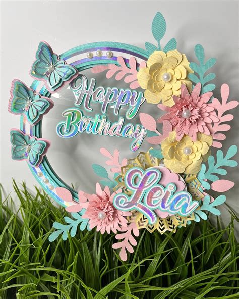 32 Cricut Ideas Diy Cake Topper 3d Cake Toppers Cake Toppers