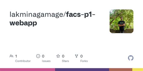 GitHub Lakminagamage Facs P1 Webapp