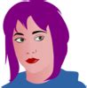 Purple Hair Clip Art At Vector Clip Art Online Royalty