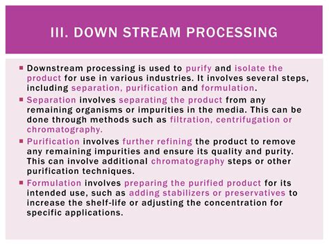 Upstream And Downstream Processing Of Fermentation Pptx