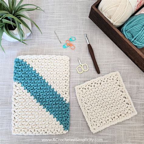 C2c Mini Bean Stitch Tutorial