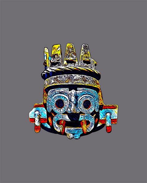 Tlaloc Aztec Rain God Digital Art By Casenx Paige Fine Art America