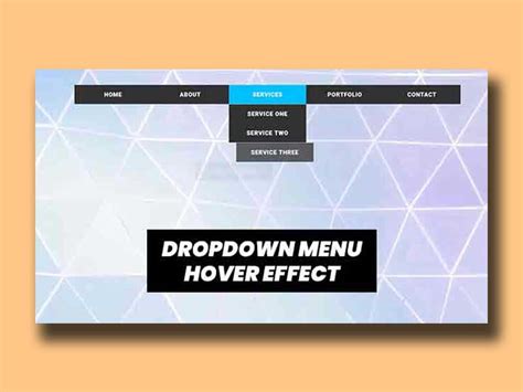 Creative CSS Dropdown Menu Hover Animation By Codingflicks On Dribbble