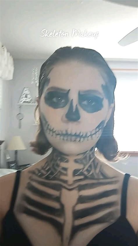 Skeleton Makeup In 2022 Skeleton Makeup Halloween Face Makeup Makeup