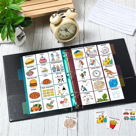 Communication Book 1 240 Picture Cards With Asl Boardmaker Non Verbal