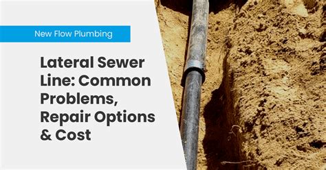 Lateral Sewer Line Common Problems Repair Options And Cost