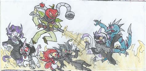 Demon Apple Attack Funny By Gallibon On Deviantart