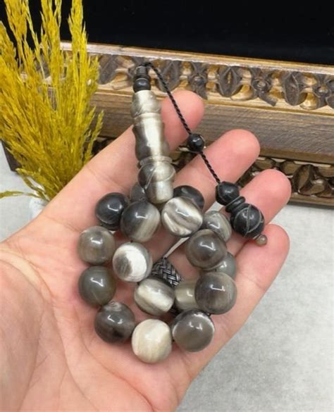 Küre Model Maskotefe Boy Bufalo Boynuzu Tesbih Boynuz Tesbihler