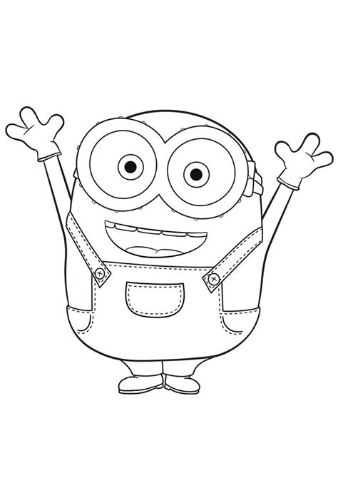 Dibujos De Minions Dibujos De Minions Para Colorear Imprimir Para
