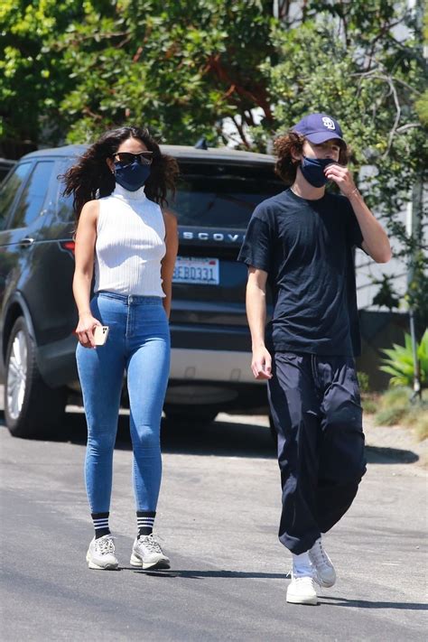 Eiza Gonzalez And Timothee Chalamet Out Hiking In Los Angeles 06 28
