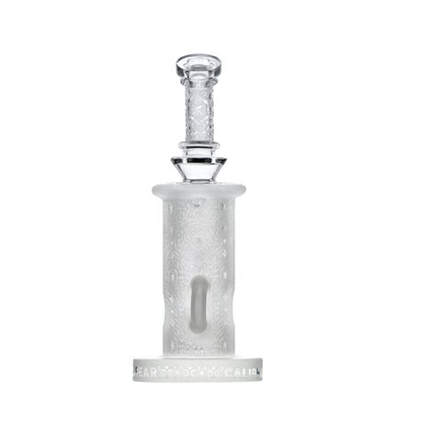 Sandblasted Klein Recycler Dab Rig Inhalco