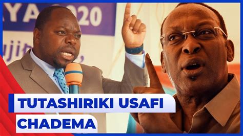 Chadema Wamjibu Chalamilla Watashiriki Usafi Kisha Wataandamana Youtube