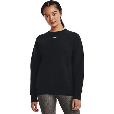 Under Armour Womens Rival Fleece Crew Neck Sweatshirt Academy