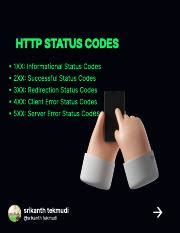 COMMON STATUS CODES EXPLAINED Pdf STATUS CODES 1XX Informational Status Codes