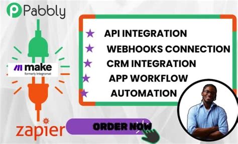 setup zapier pabbly connect make integromat for integration to automate