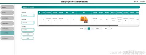【开题报告】基于springbootvue仓库管理系统（程序源码论文 计算机毕业设计vue3springboot仓库系统开题报告 Csdn博客