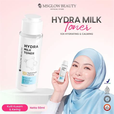 Jual Ms Glow Hydra Milk Toner 50 Ml Shopee Indonesia