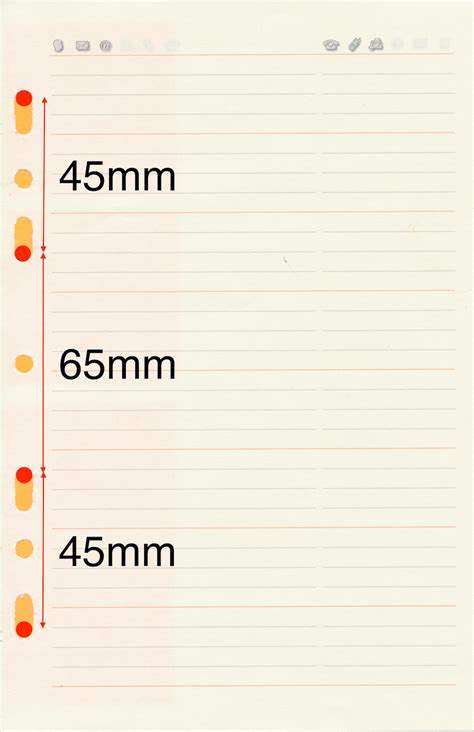 Philofaxy A5 Hole Spacing Variants