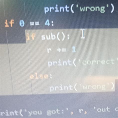 because of my horrifying variable naming it took me 30 minutes to