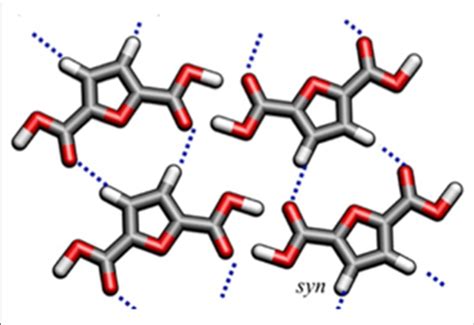 Molecular Model For The Syn Conformer Of 2 5 Fdca At The Download Scientific Diagram