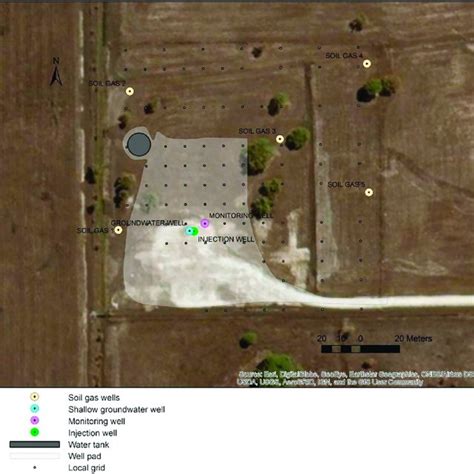 Map Of The Csiro In Situ Laboratory Showing The Location Of The Various Download Scientific