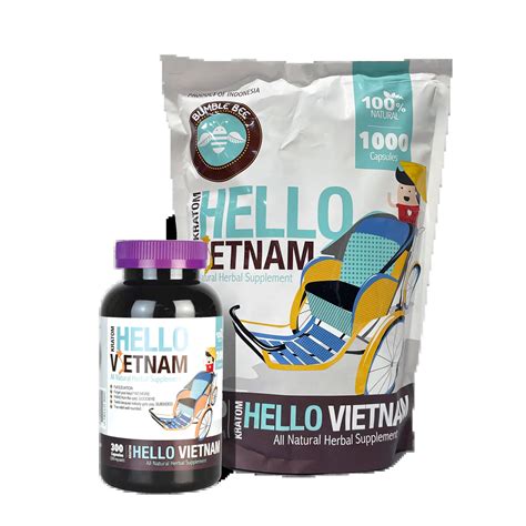 Buy Bumble Bee Hello Vietnam Kratom Capsules