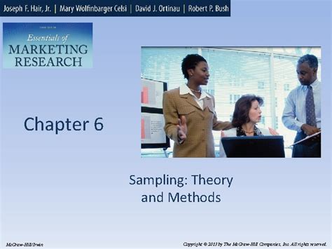 Chapter 6 Sampling Theory And Methods Mc Grawhillirwin