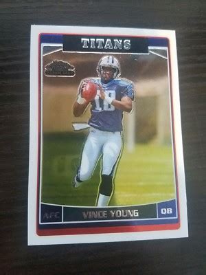 Vince Young 2006 Topps Chrome 223 Tennessee Titans Rc Ebay