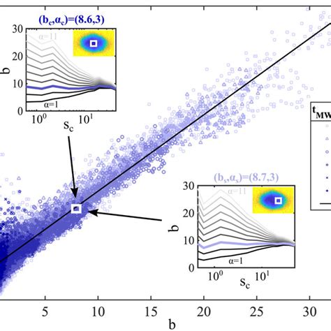 Correction Factor α Vs The Optical Density For All Mw Datasets 2 4
