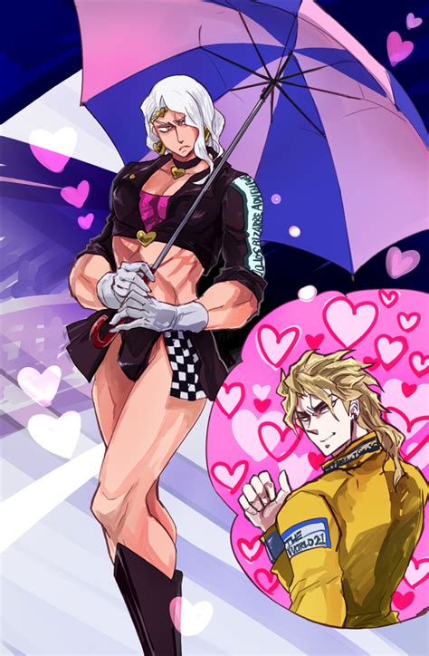 Dio Brando And Vanilla Ice Jojo No Kimyou Na Bouken And 1 More Drawn