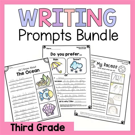 Writing Worksheets 3rd Grade Free Third Grade Writing Samples
