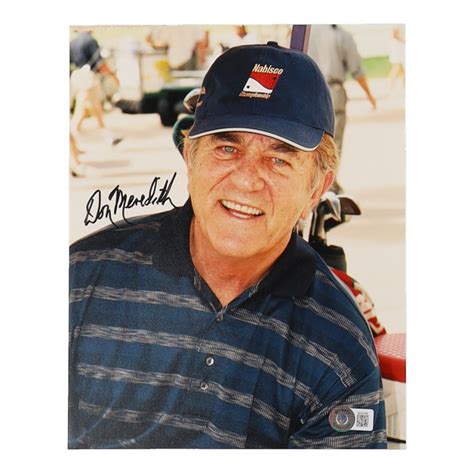 Don Meredith Signed 8x10 Photo Beckett Pristine Auction