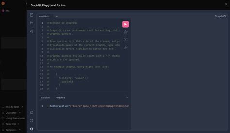 Console Tailor Platform