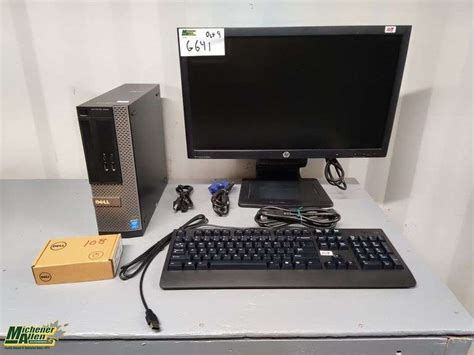 Dell Optiplex Desktop Pc Setup Qty 1 Specs In Pics Michener Allen Auctioneering Ltd