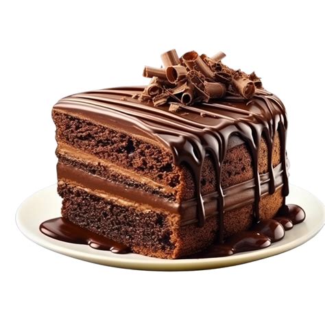 Ai Generated Chocolate Cake Clip Art 40184795 Png