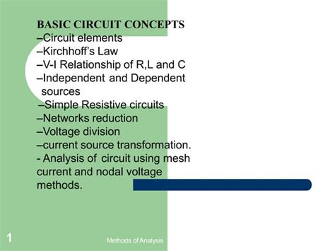 Circuit Theory Pptx