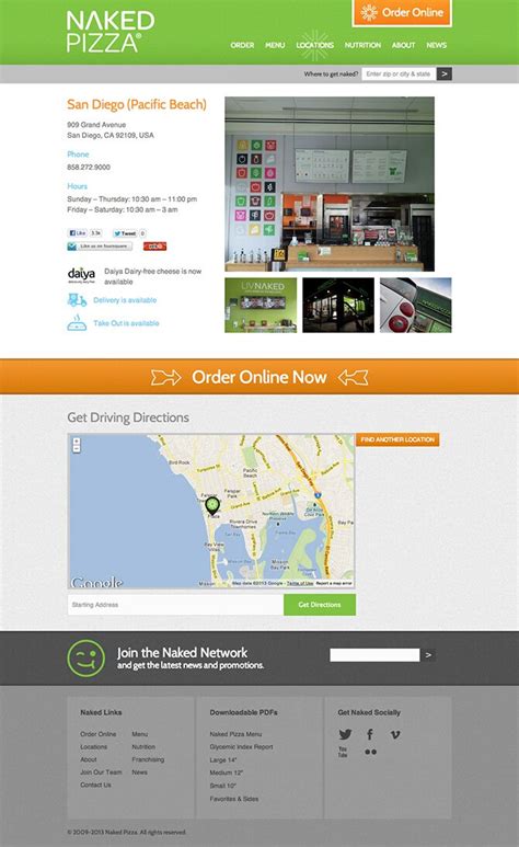 Launch Naked Pizza Reveals All RD Inc