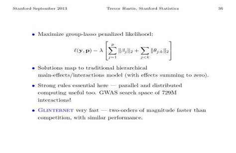 sparse linear models