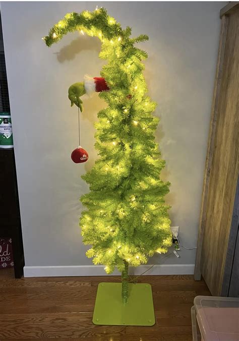 Grinch Christmas Tree With Lights