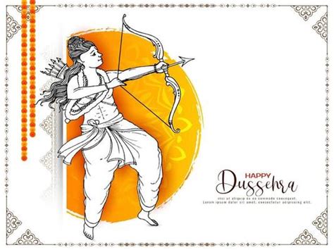 Vijaya Dashami Vector Art Icons And Graphics For Free Download